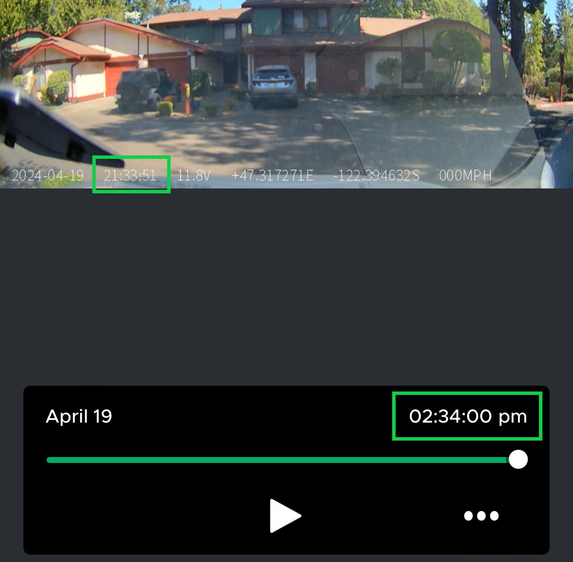 Dash Camera Video Time Stamp is Different than the App | DroneMobile ...